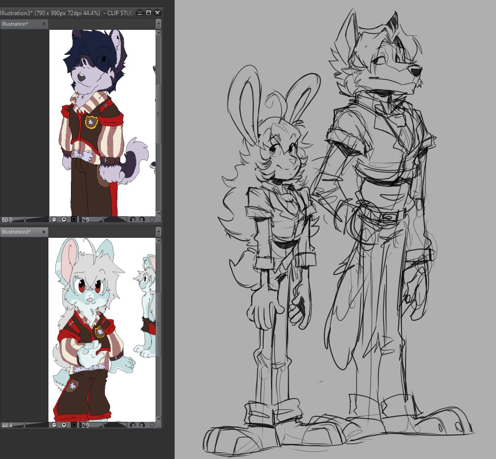 「looks back on my old deviantart and finds my animal highscho」Komo!の漫画