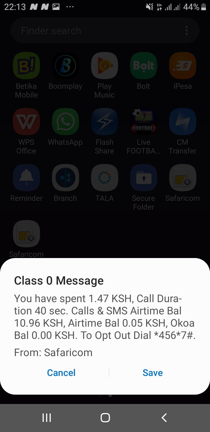 Erick Opiyo on Twitter: "@SafaricomI Here below are some of the screenshots I have captured ...