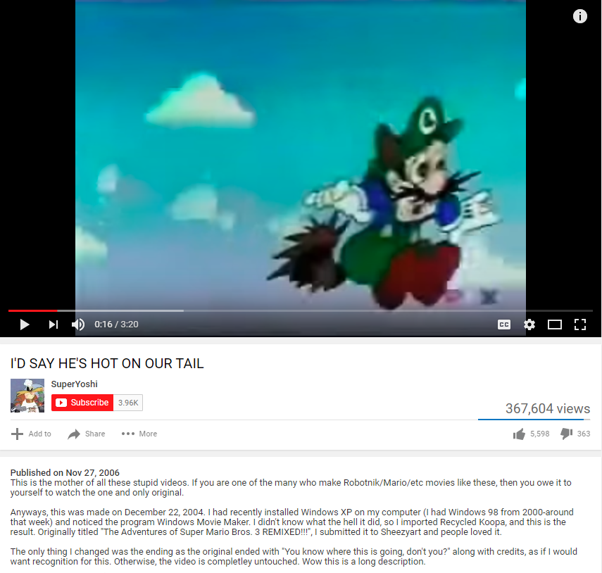 Youtube Poop Meme