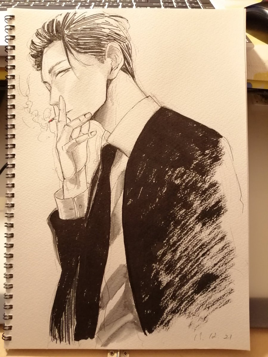 「新章突入です ️ 残り数話で終わっちゃうと思うと毎回の事ながら寂しいです…このキャラともお別れかぁ… 今回から10にクリ」もくすけ。@COMITIA148【R22b】の漫画