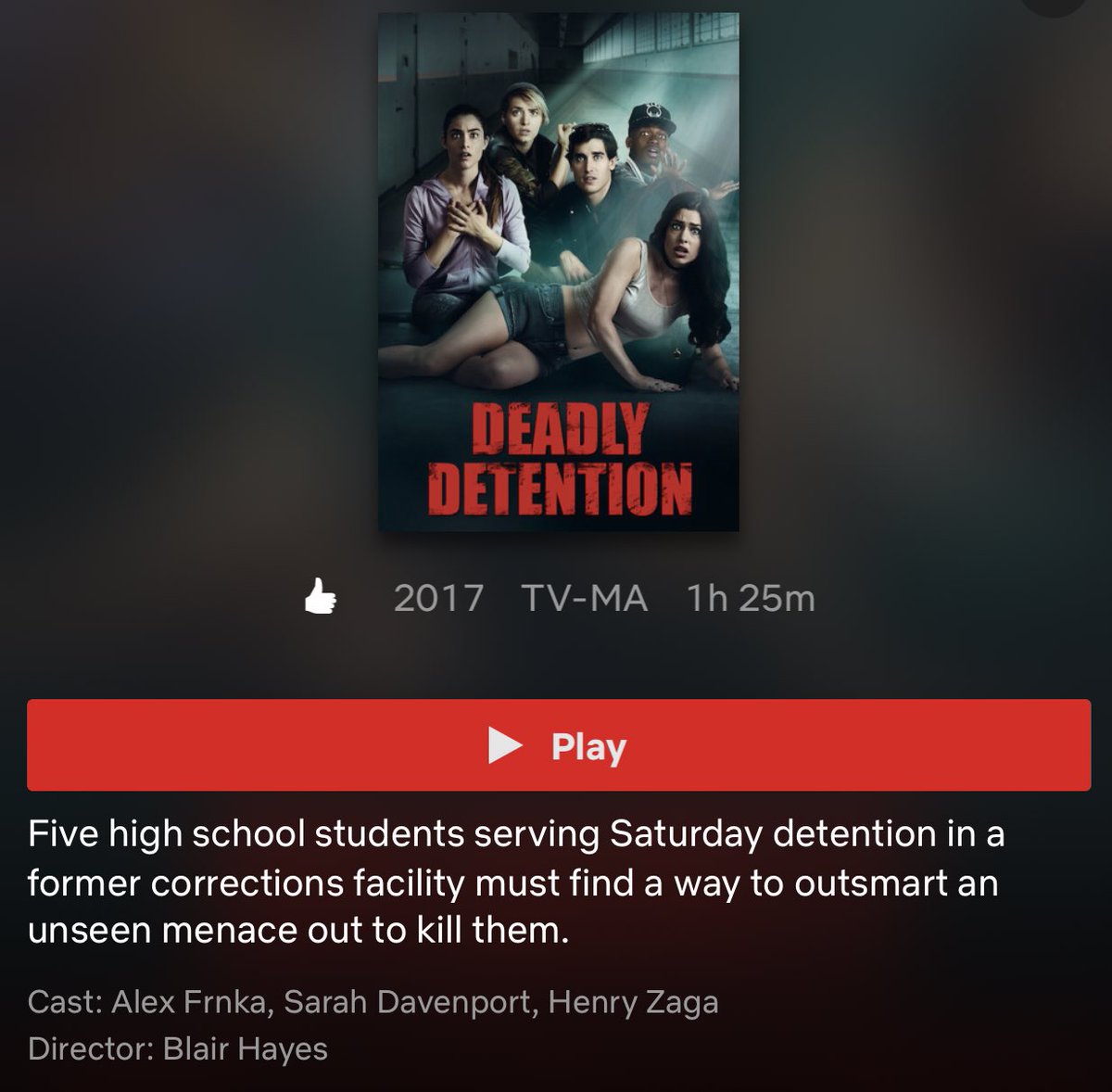 Detention Cast