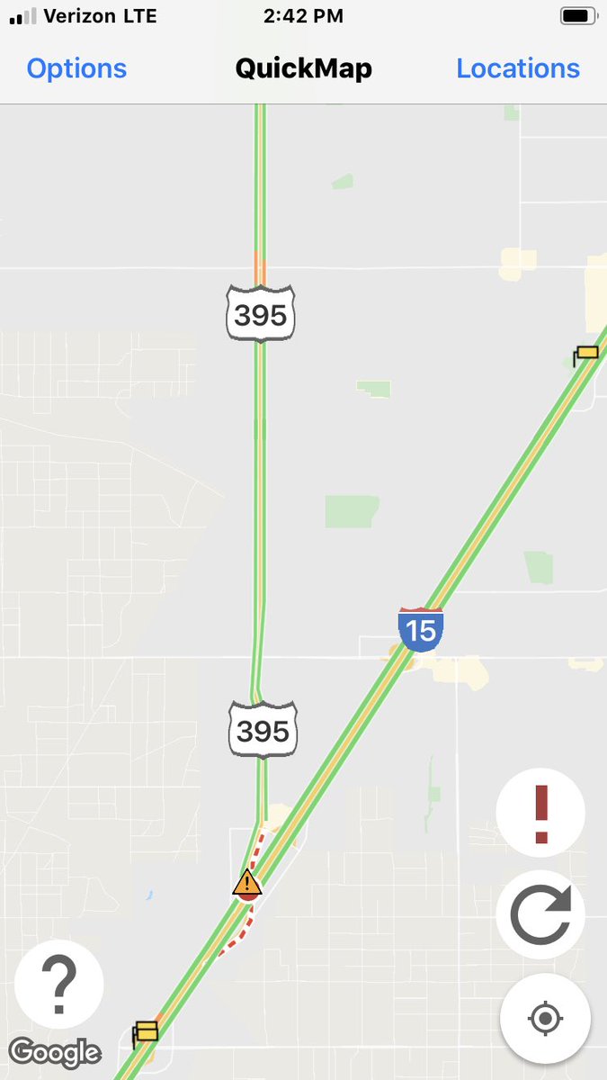 Vidal Junction Road Conditions with Driving and Traffic Flow ...