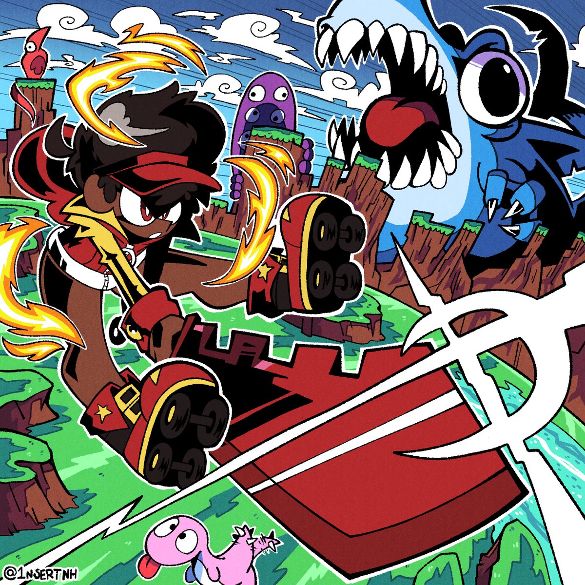 「These 3 are members of the Buffet Bull Bandits! They're anot」1nsertの漫画