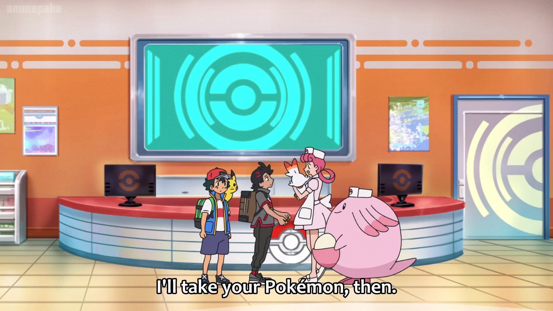 Centro Pokemon Anime Dentro N In Pokemon Anime + Channel Update