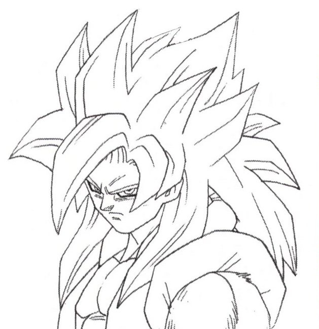 Ssj4 Gogeta Coloring Pages