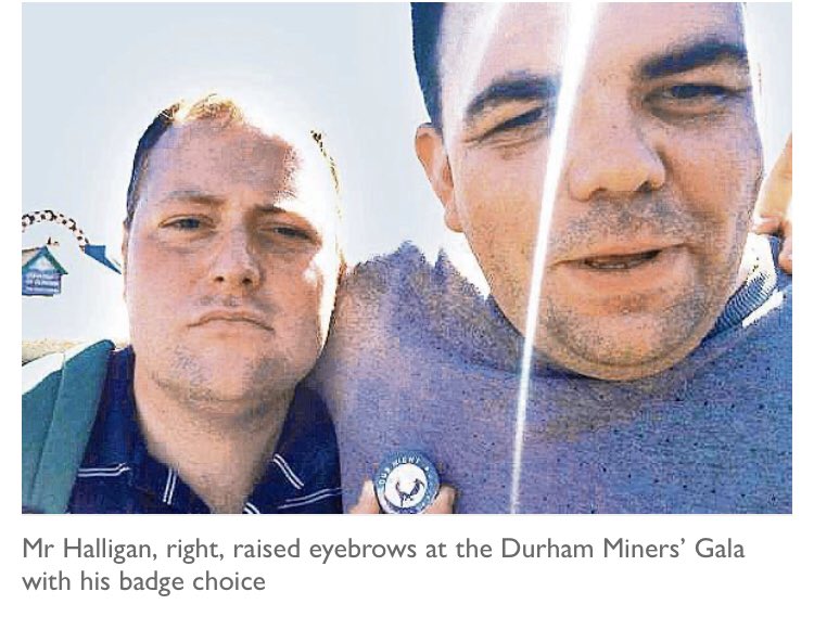 friends of Alex Halligan (RLB campaign manager) think he’s being ...