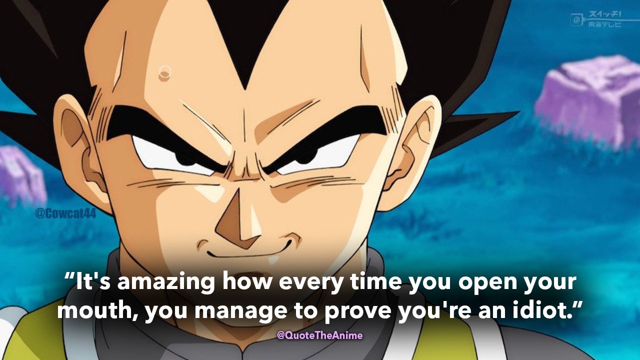 Vegeta Awesome Quotes Vegeta Be Always Talking Pride Shit : R/Ningen