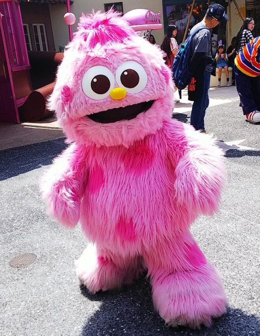 Pink Puppet On Sesame Street Prairie Dawn (Sesame Street)