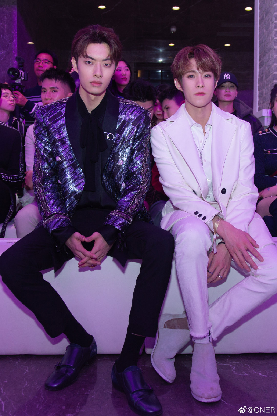 Daily Cpop News on Twitter: "#ONER members #KWIN and #PINKRAY thank fans and Ruili magazine for ...