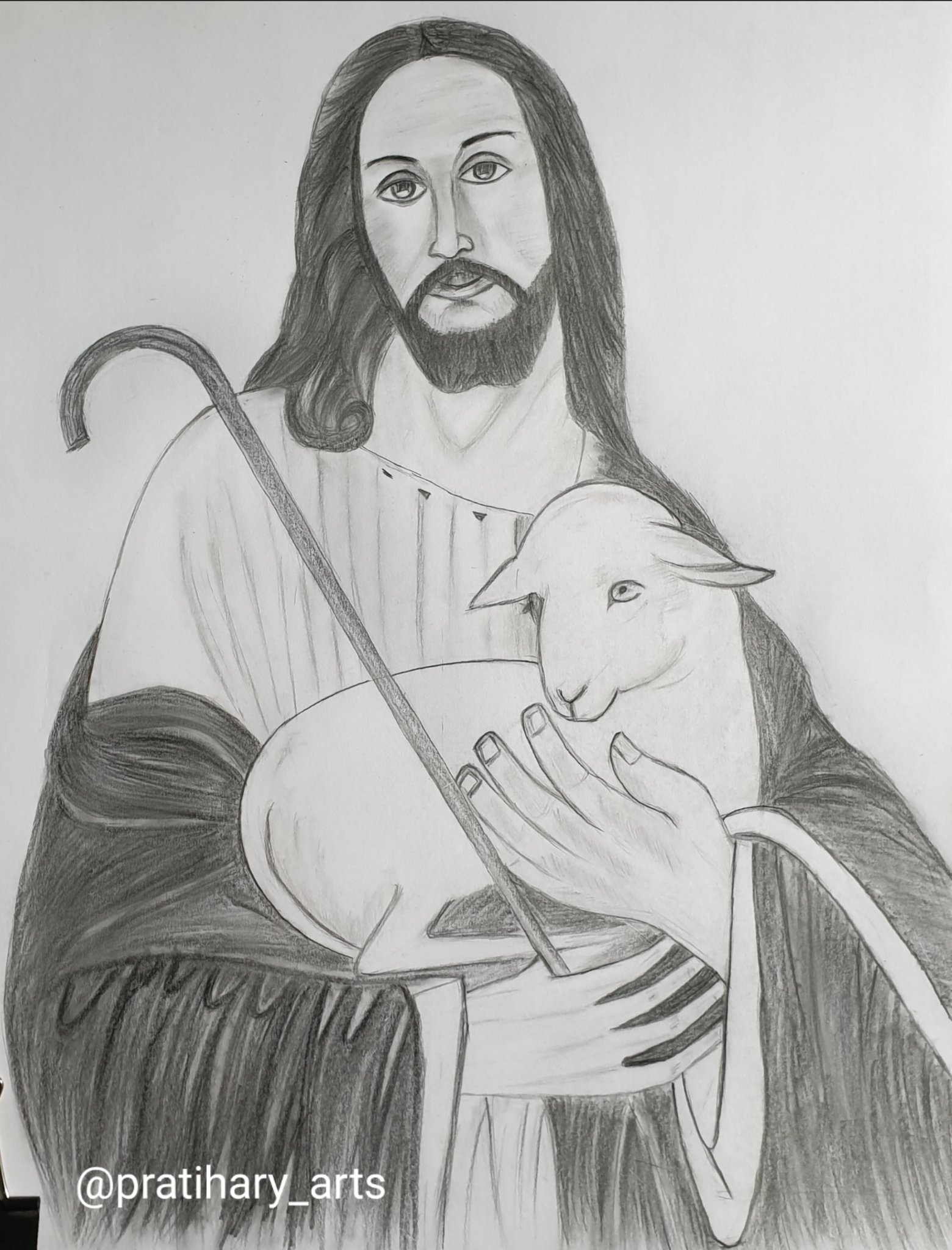 Easy Pencil Drawings Of Jesus