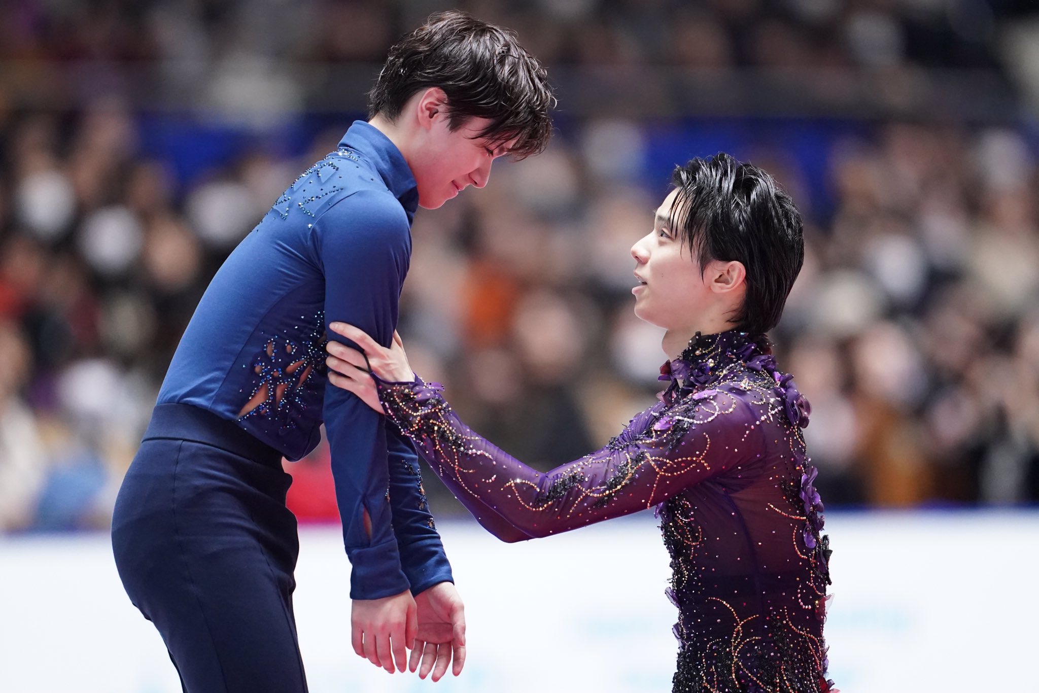 スポーツ報知 ICELINK on Twitter: "【フィギュアスケート全日本選手権】 表彰式 #羽生結弦 #宇野昌磨 （撮影・矢口亨／photo by Toru Yaguchi） # ...