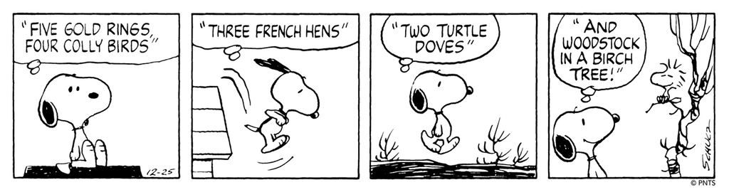 Peanuts Christmas Comic Strip