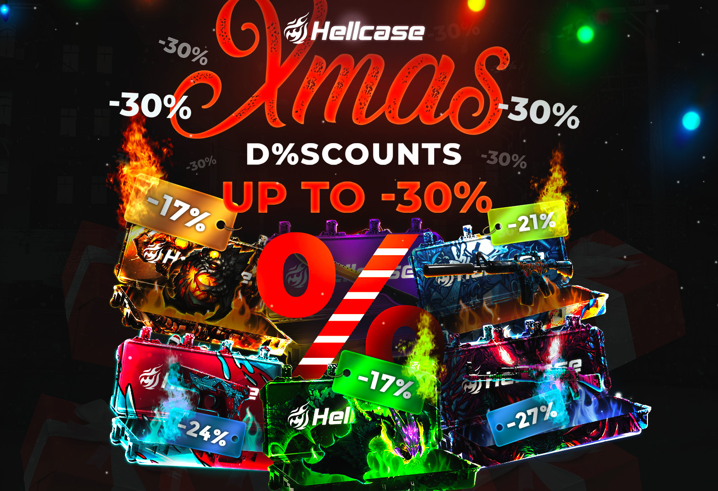 Hellcase 🔥 on Twitter: "🔥[TOTAL SALE] 🔥 We could not leave you without Christmas gifts! Here are ...