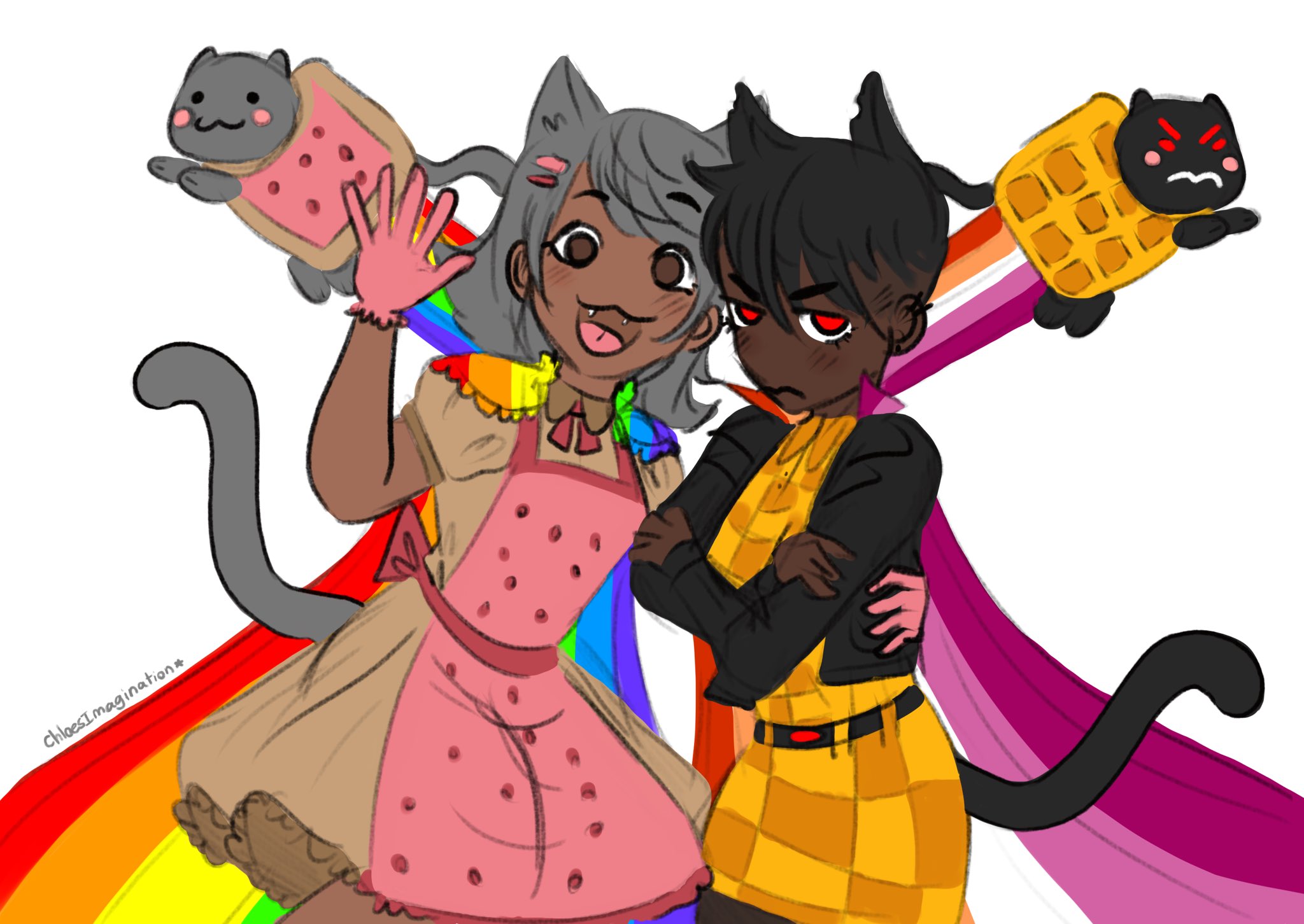Nyan Cat And His Girlfriend Nyan Cat Official Mod Demo! By