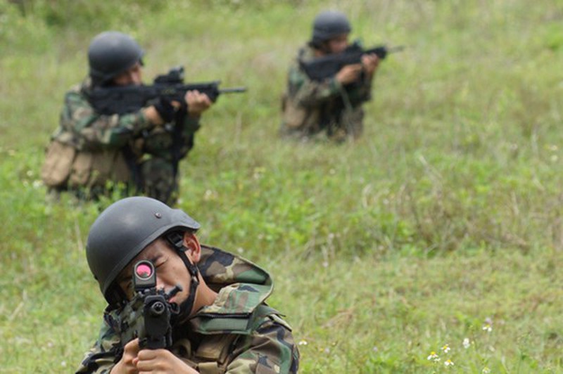 Lee Ann Quann on Twitter: ""Lovely day for exercising in gasmask" A conscript from Vietnam Naval ...