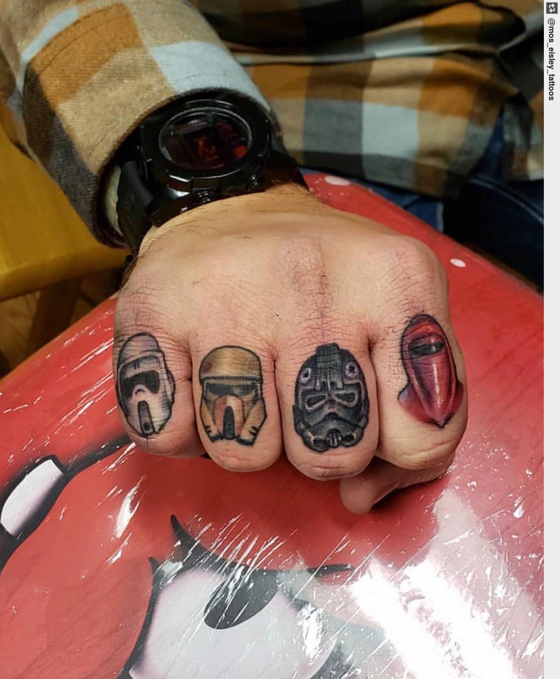 Darth Vader Hand Tattoo