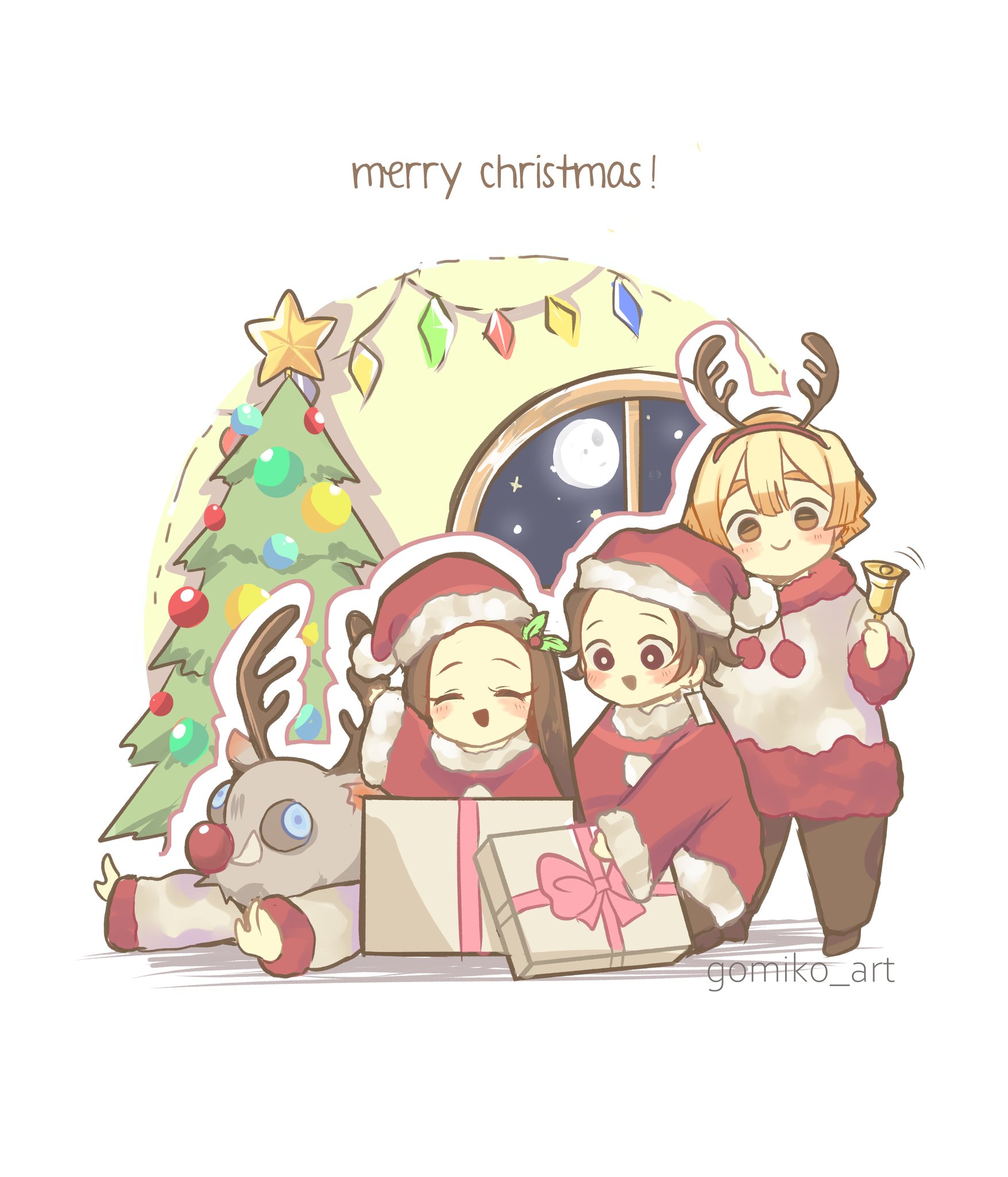 Christmas Chibi Drawing