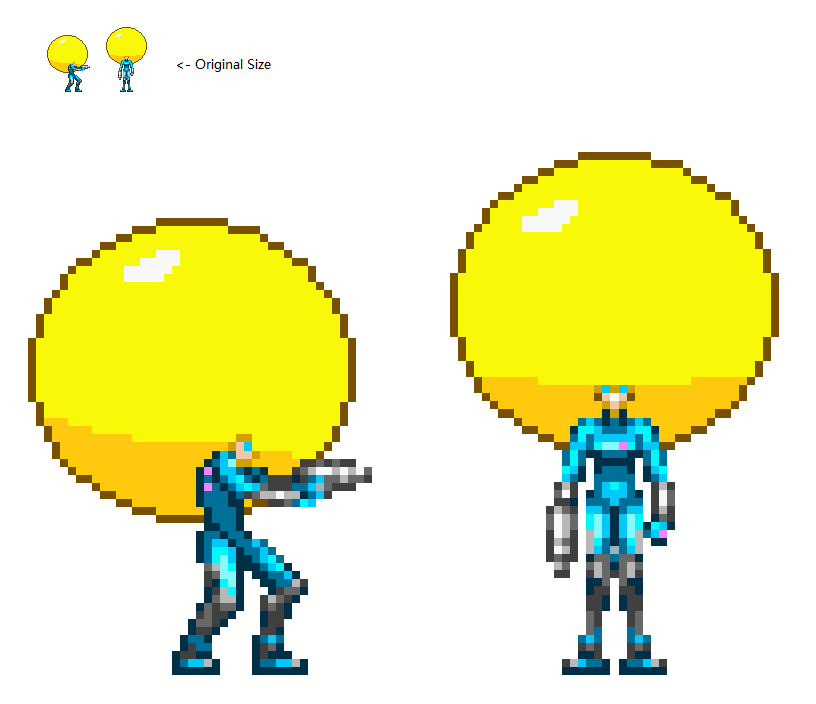 Metroid Zero Mission Sprites