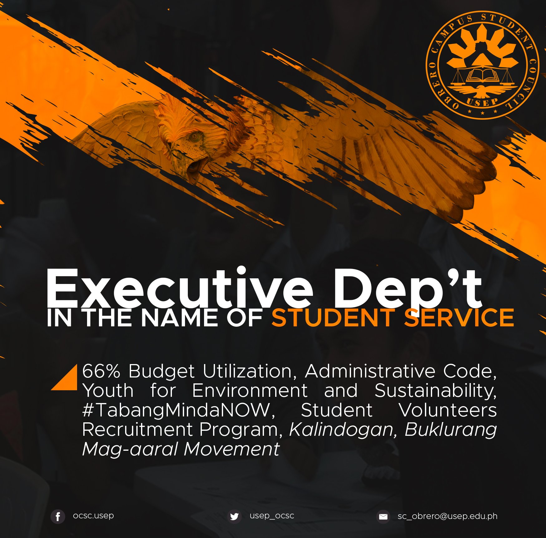 USeP OCSC on Twitter: "HAPPY 100th OCSC 🎉🎊 September 12, 2019 Student Council Officers in the ...