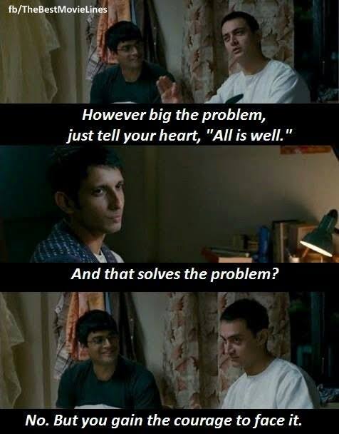 3 Idiots Quotes All Is Well