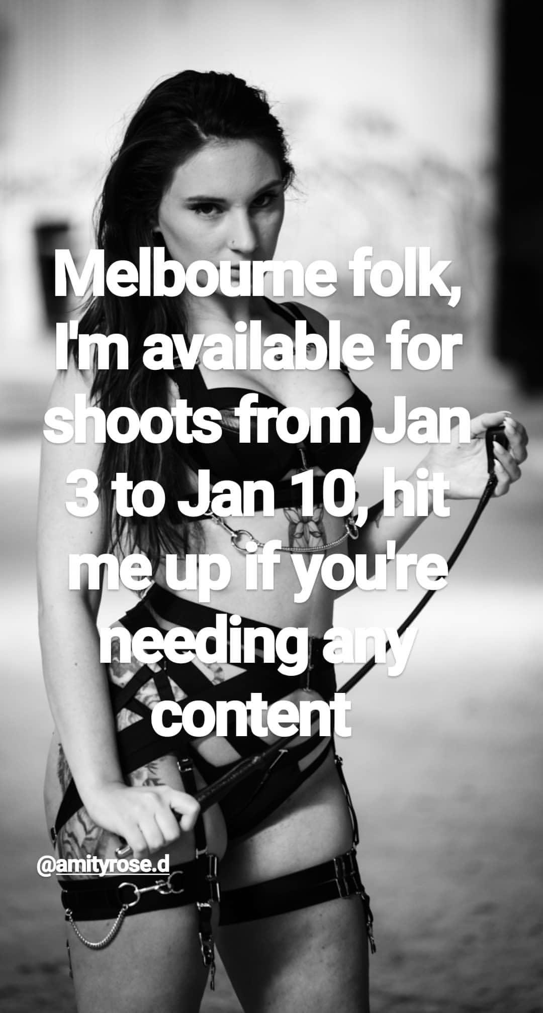 ExtremeScenes on Twitter: "Any Melbourne folk wanting to shoot content I'm available January 3 ...