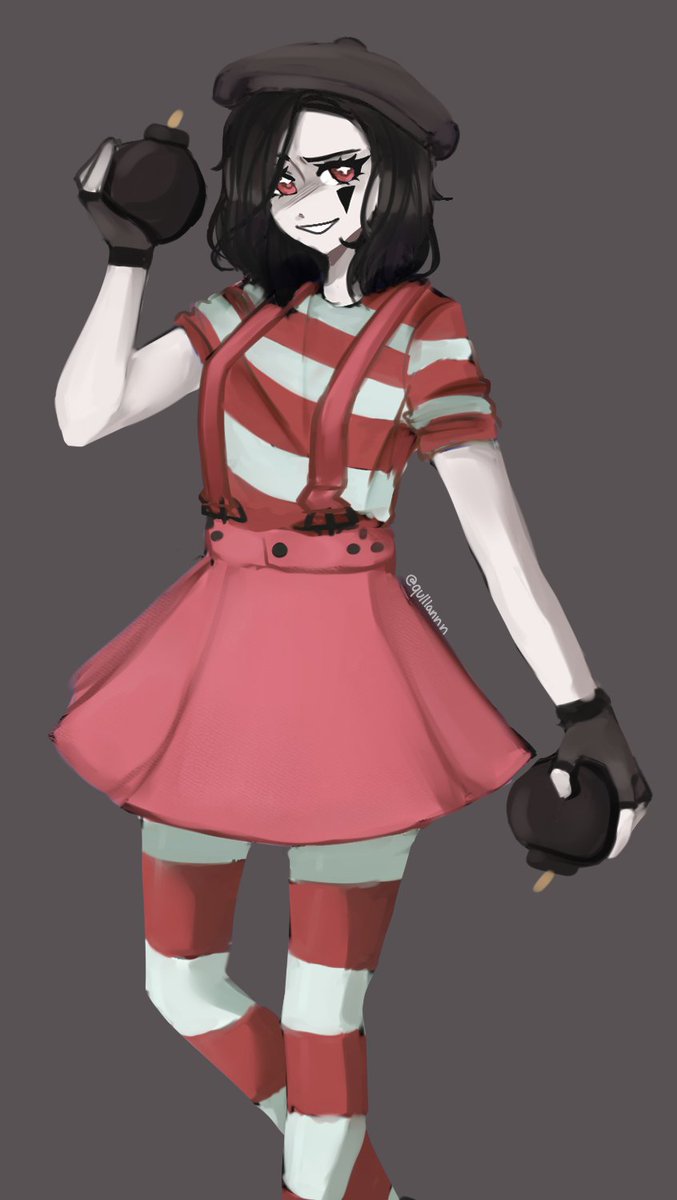 Anime Mime Girl