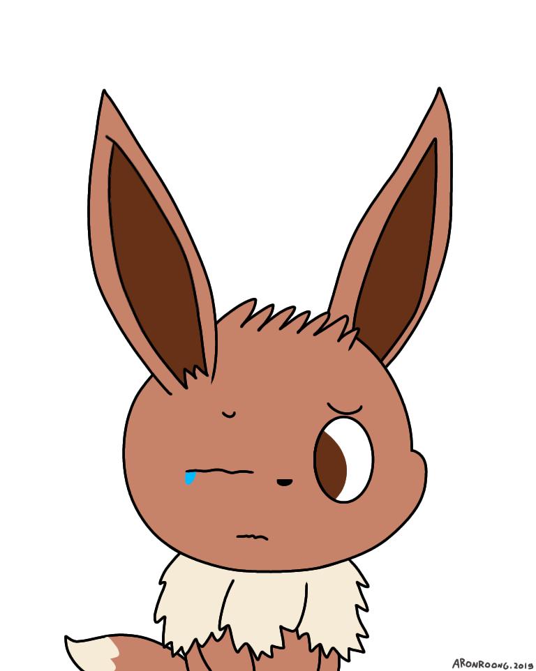 Sad Pokemon Eevee