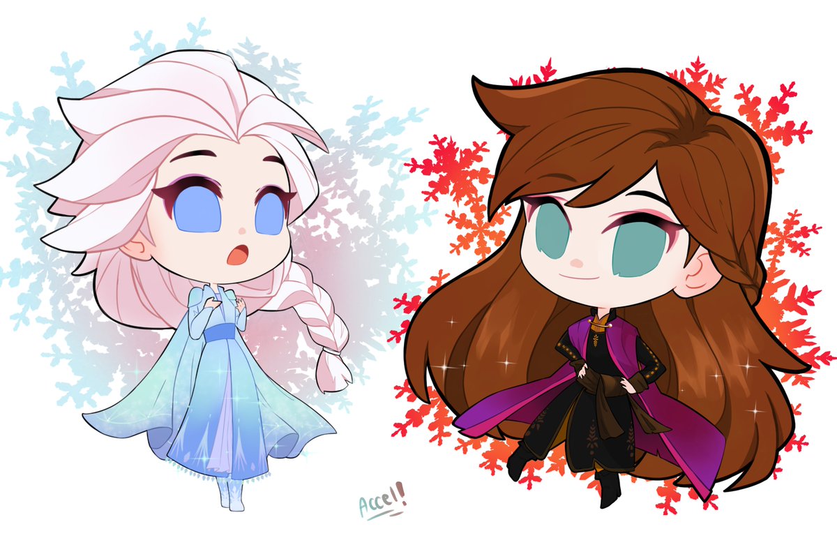 Chibi Frozen Anna