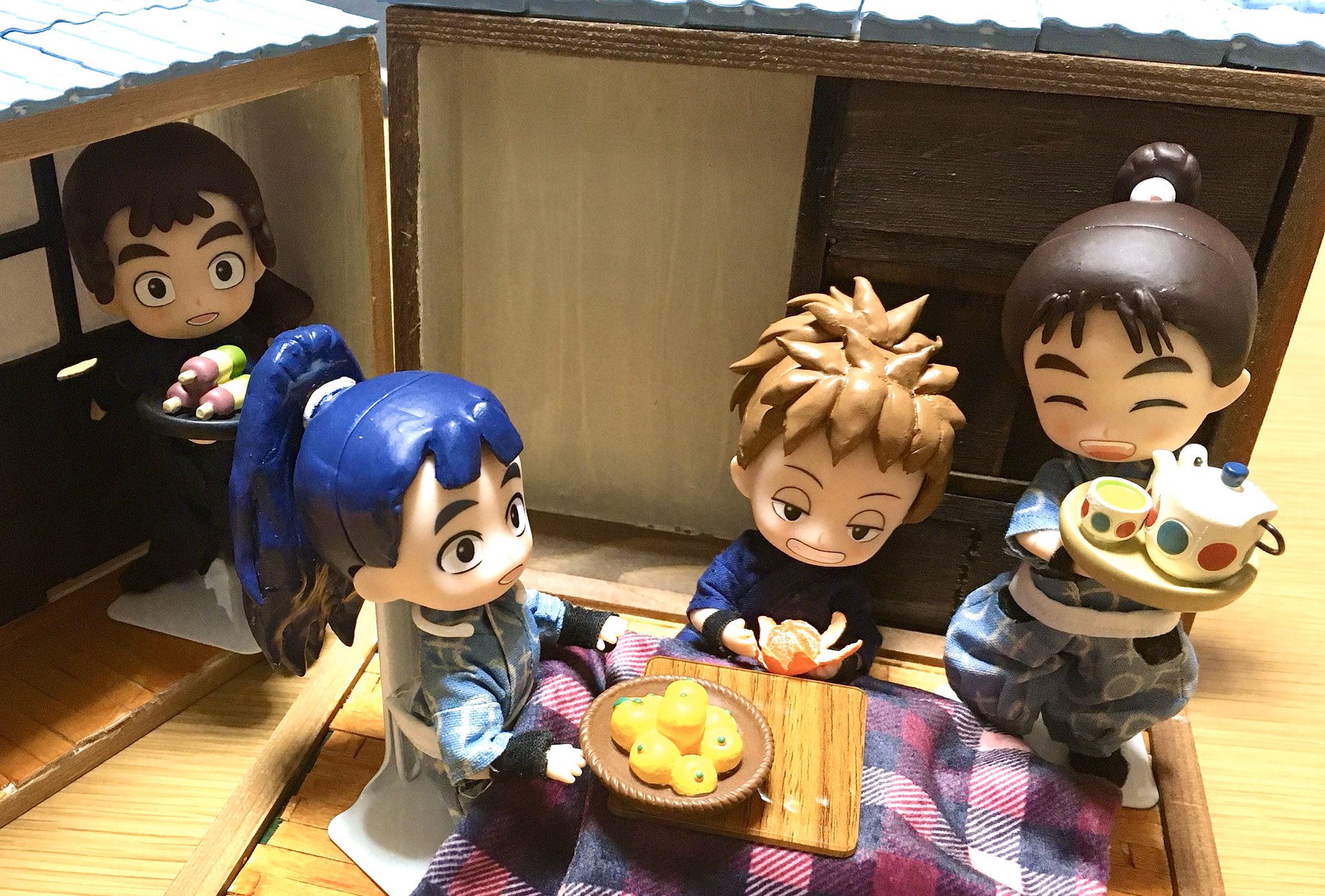 Shigel On Twitter 学級委員長委員会も仕事納めだったようです🍵 来年もどうぞよろしく☺️ ねんどろいどどーる 忍たま 学級委員長委員会