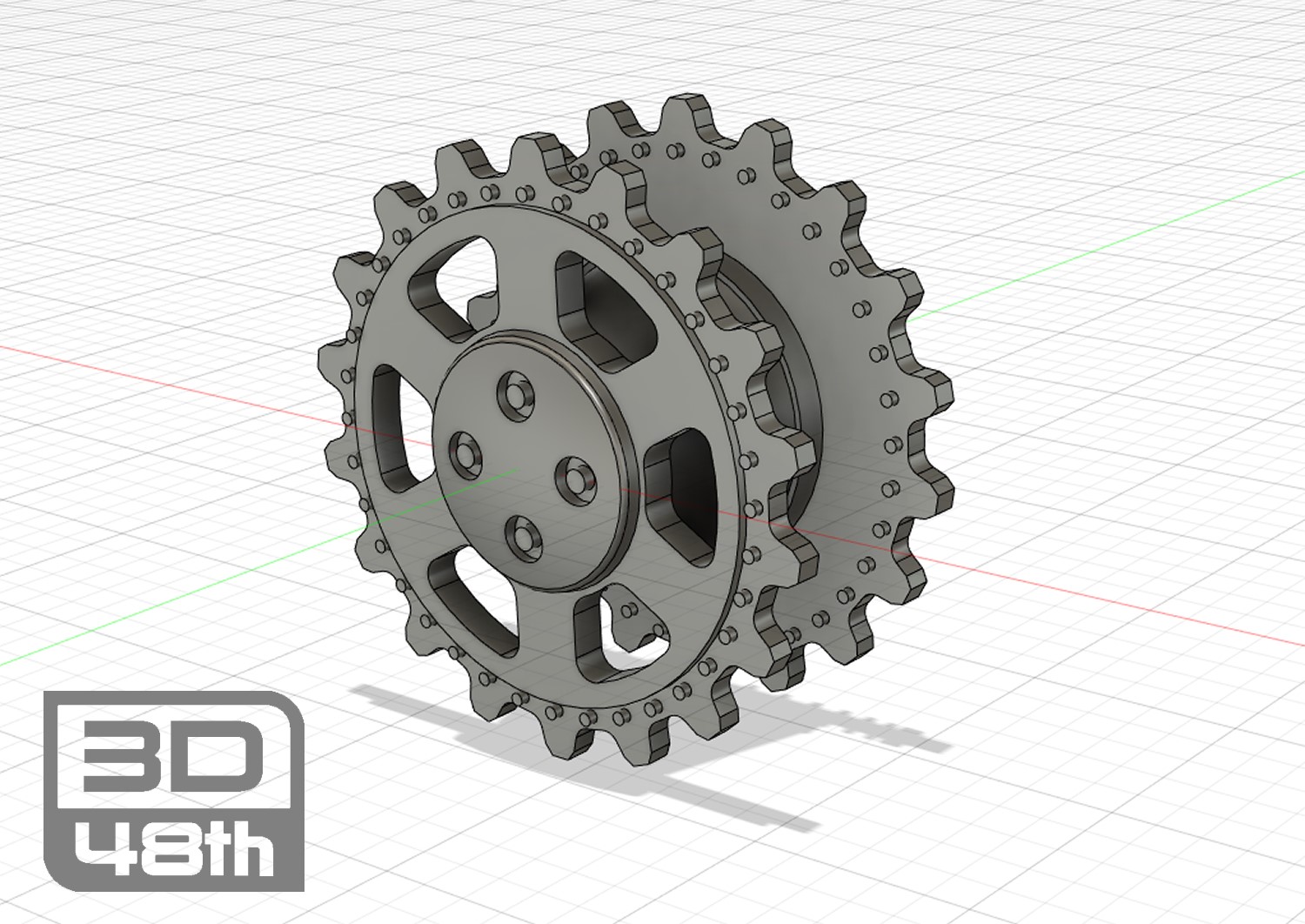 Chain Sprocket Cad Drawings