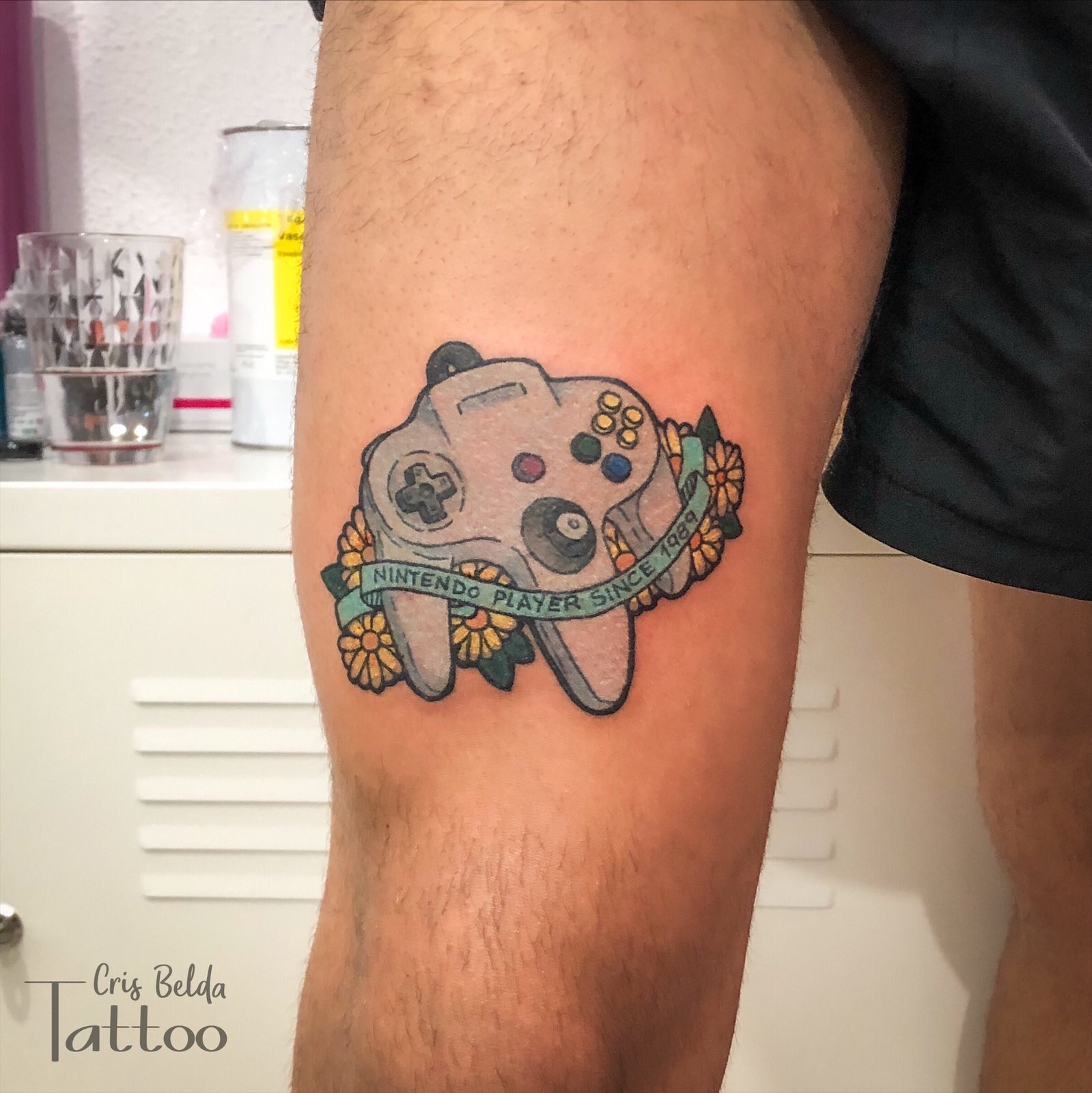 Nintendo 64 Controller Tattoo