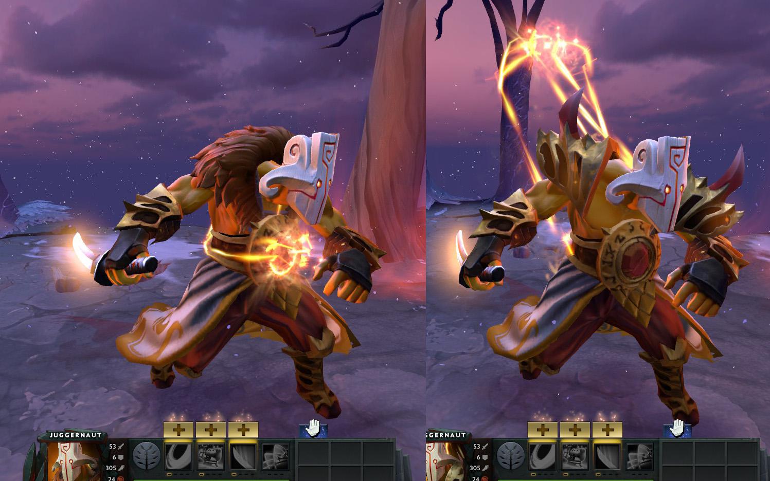 Reddit Dota 2 on Twitter: "Juggernaut's Belt Of The Bladeform Aesthete has a major visual bug ...
