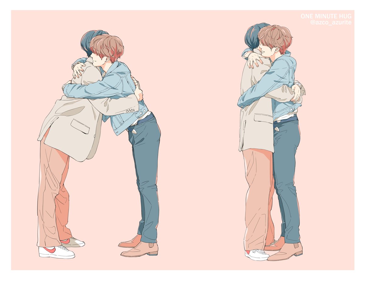 One minute hug ① #NCTFanart #NCT127 #쟈」|𝐚𝐳𝐜𝐨のイラスト