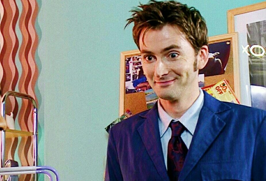 10th Doctor Blue Suit Tie