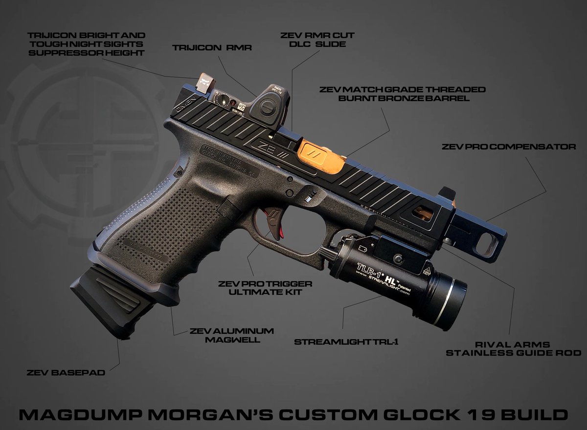 Custom Glock 19 Compensator