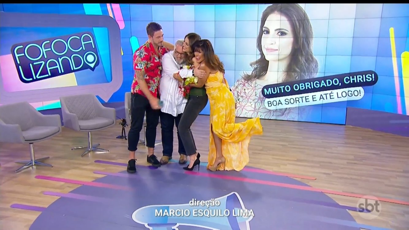 Torcida SBTista on Twitter: "CHRIS FLORES SE DESPEDE DO FOFOCALIZANDO A querida Chris Flores se ...