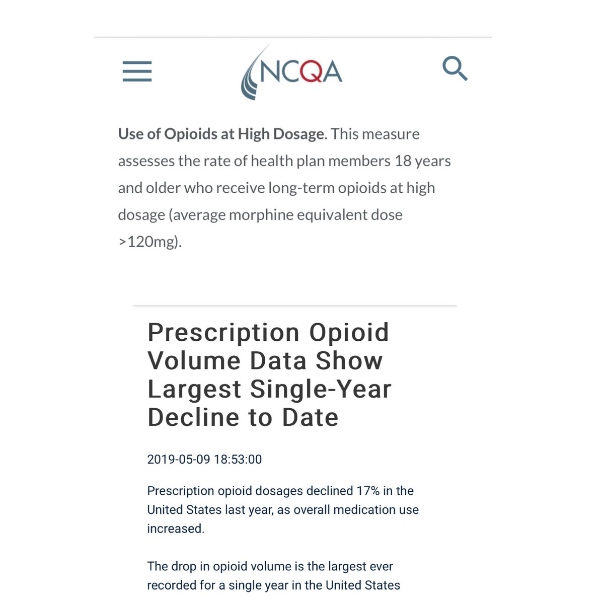 A Thread from @StefanKertesz: "1/a reflection on #opioid taper from ...