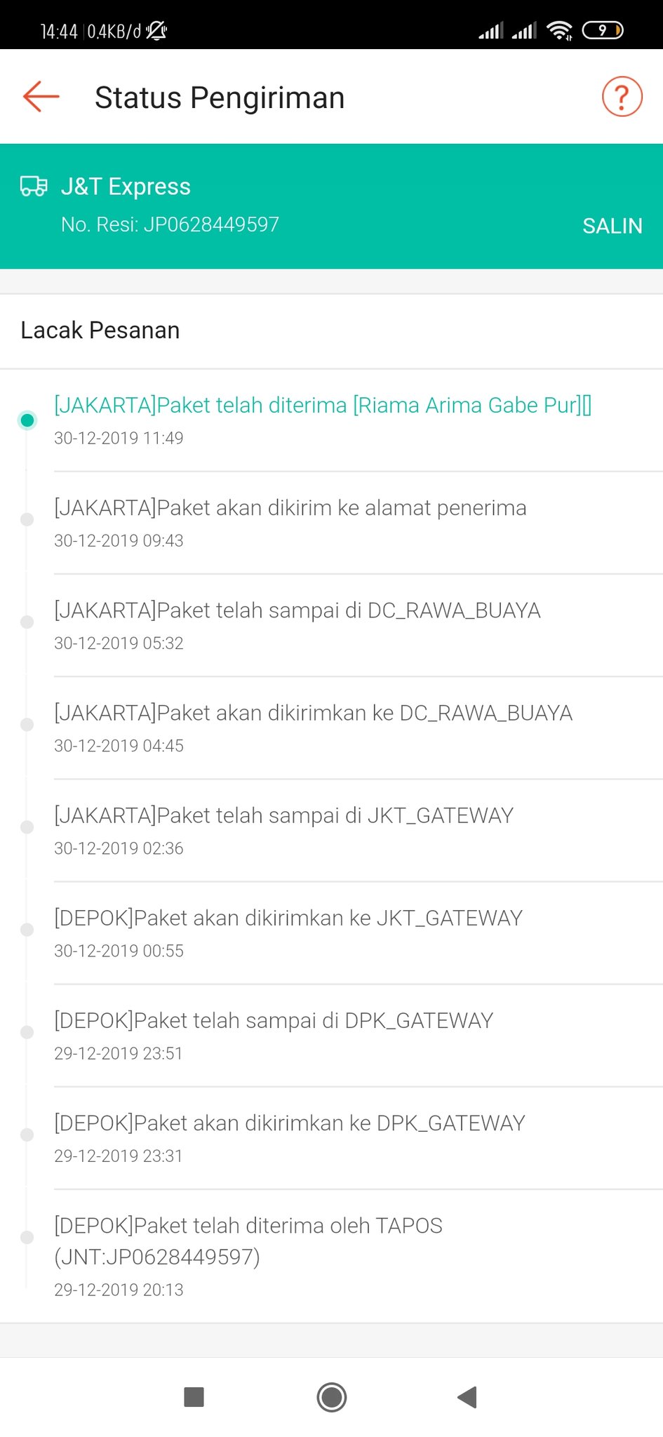 J&T Express Indonesia on Twitter: "@swaeegtsugar Halo kak, mohon maaf untuk ketidaknyamanannya ...