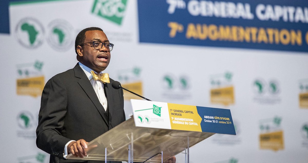 The African Development Bank Group’s Board of Governors, representing ...