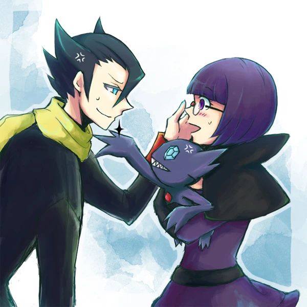 Grimsley And Shauntal Pokemon