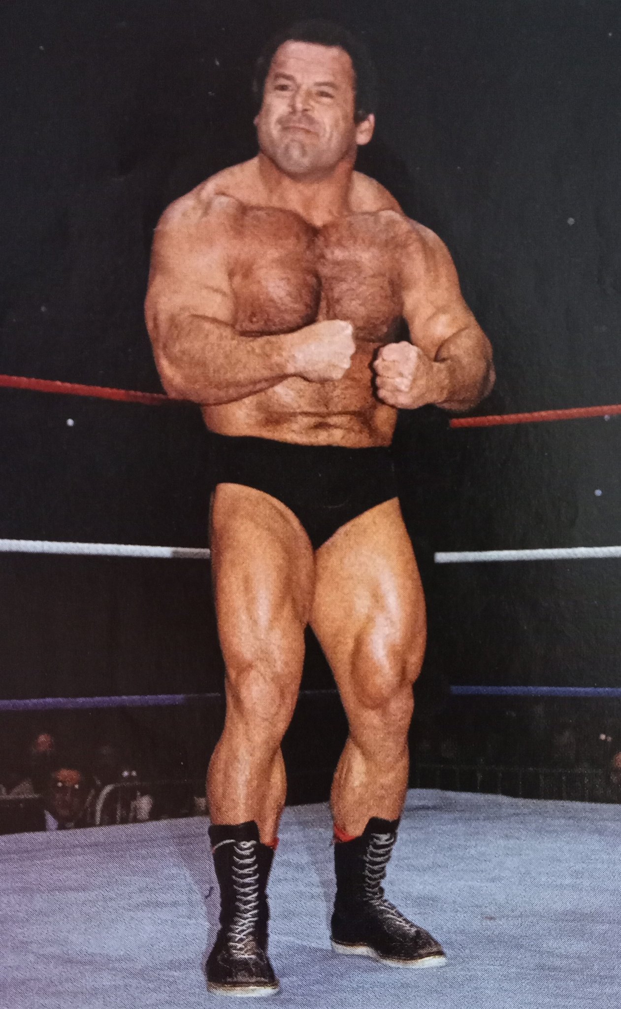 Rasslin' History 101 on Twitter: "A solid powerhouse with an very impressive physique to match ...
