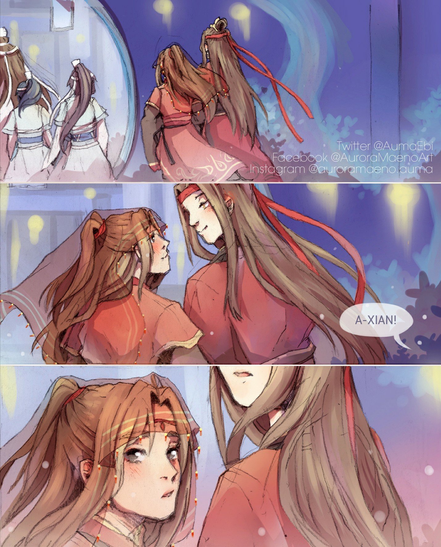 🦊MXTX P4P - Shipping orders🦊 on Twitter: "Shijie wants to see her dear A-Xian wedding dress too ...