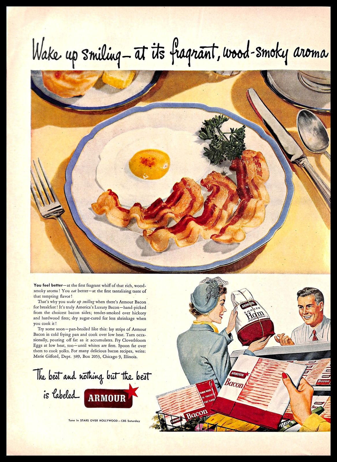 Vintage Bacon Illustration