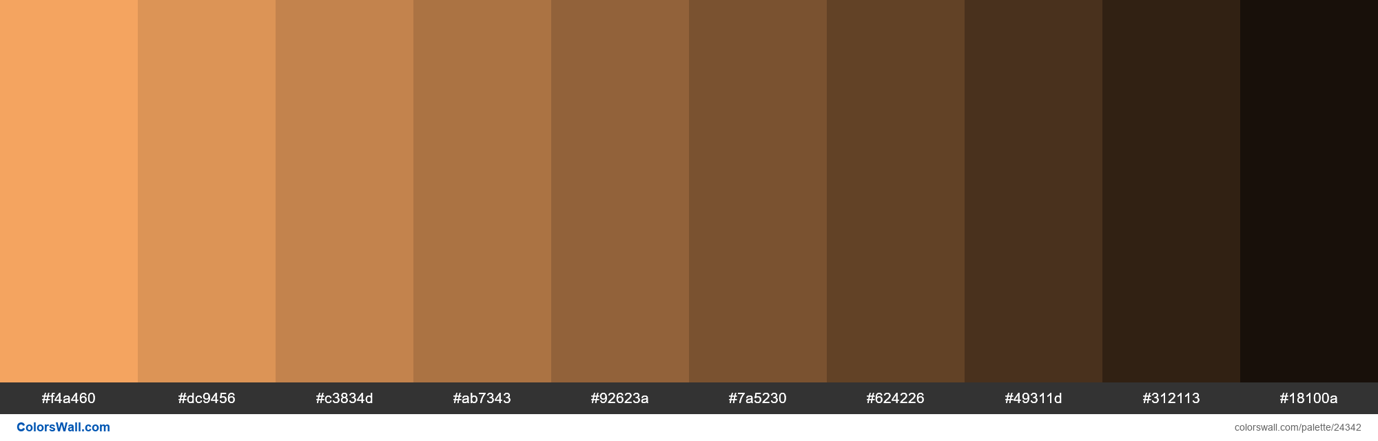 Hexadecimal Colors Brown