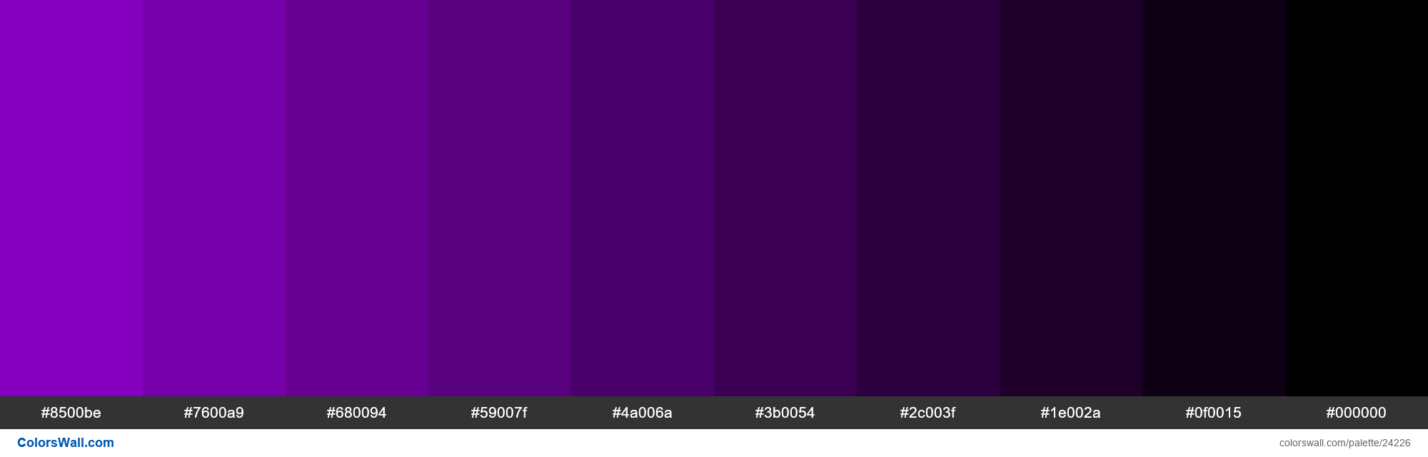 Midnight Purple Color Code