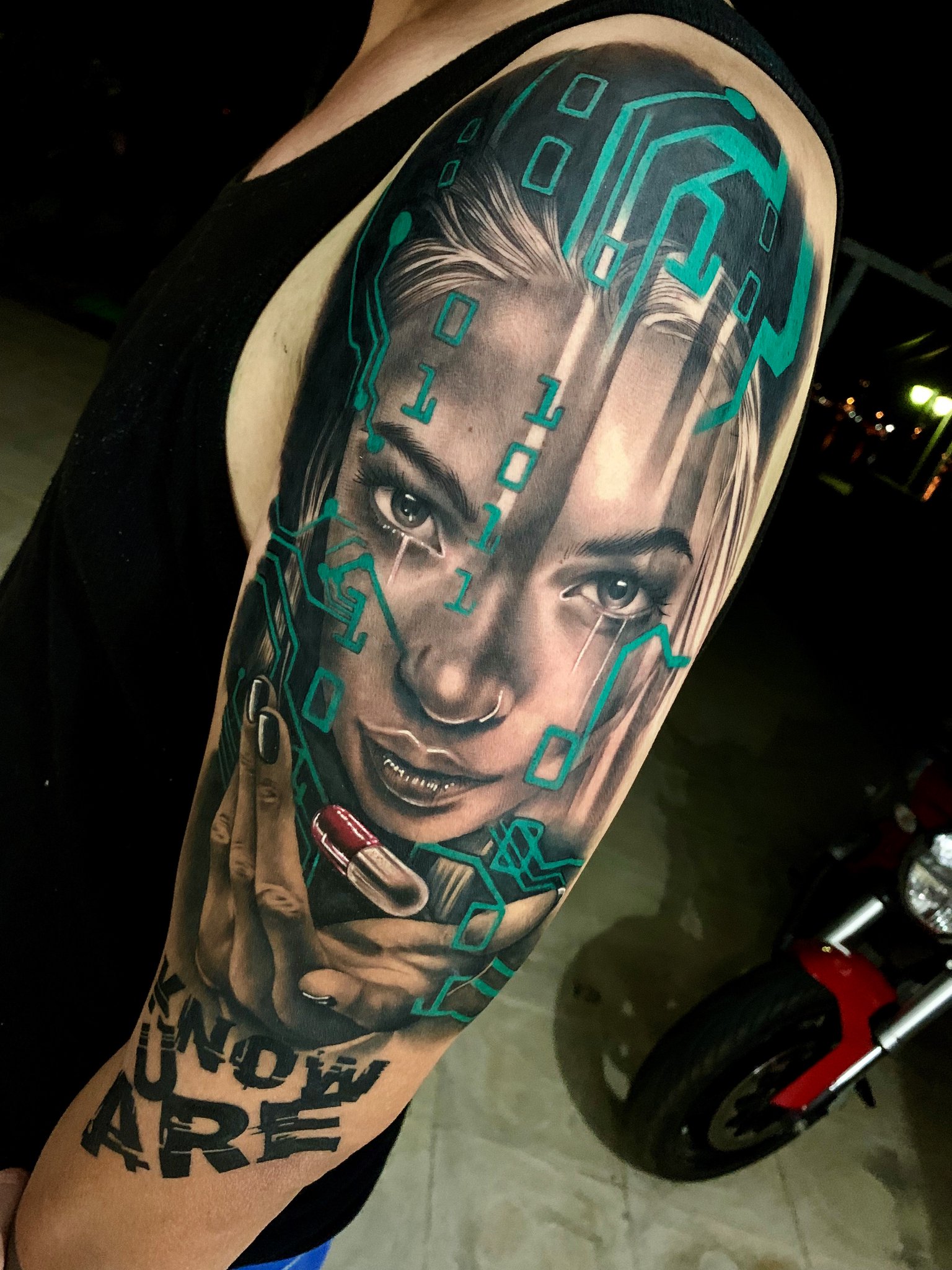 Matrix Sleeve Tattoos 41 Incredible TV And Film Tattoos To Display