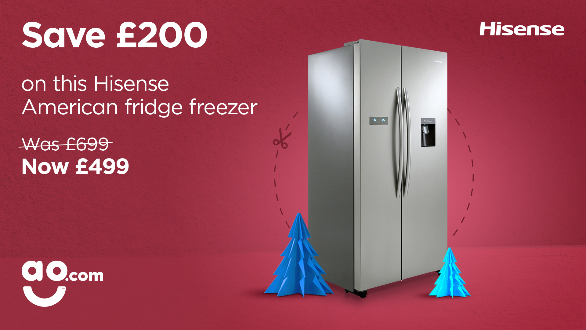 Ao fridge freezer sale store