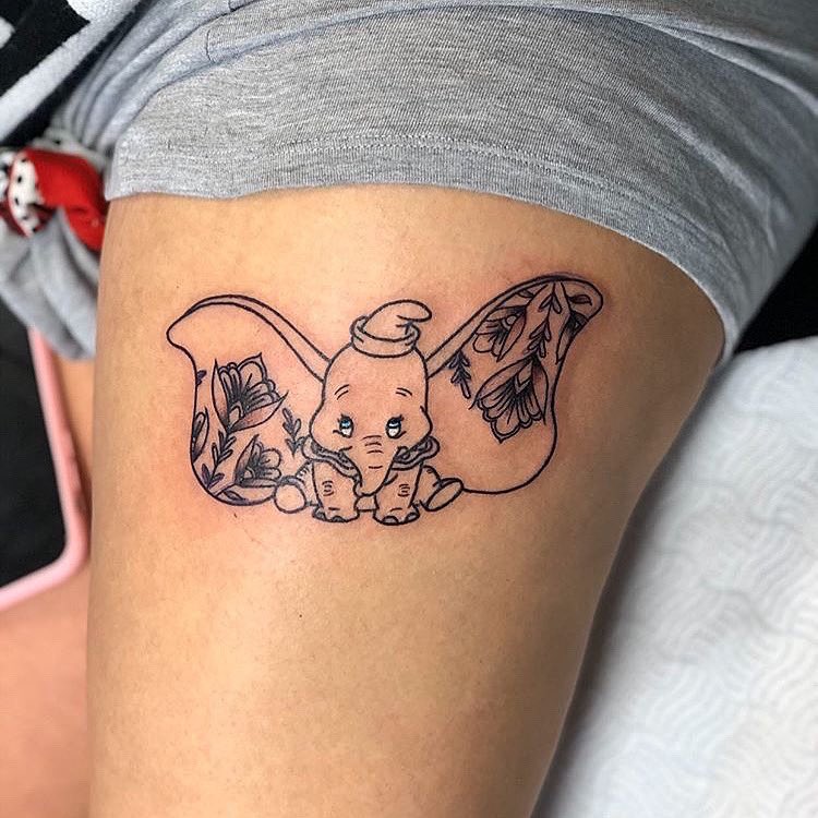 Cute Dumbo Tattoos