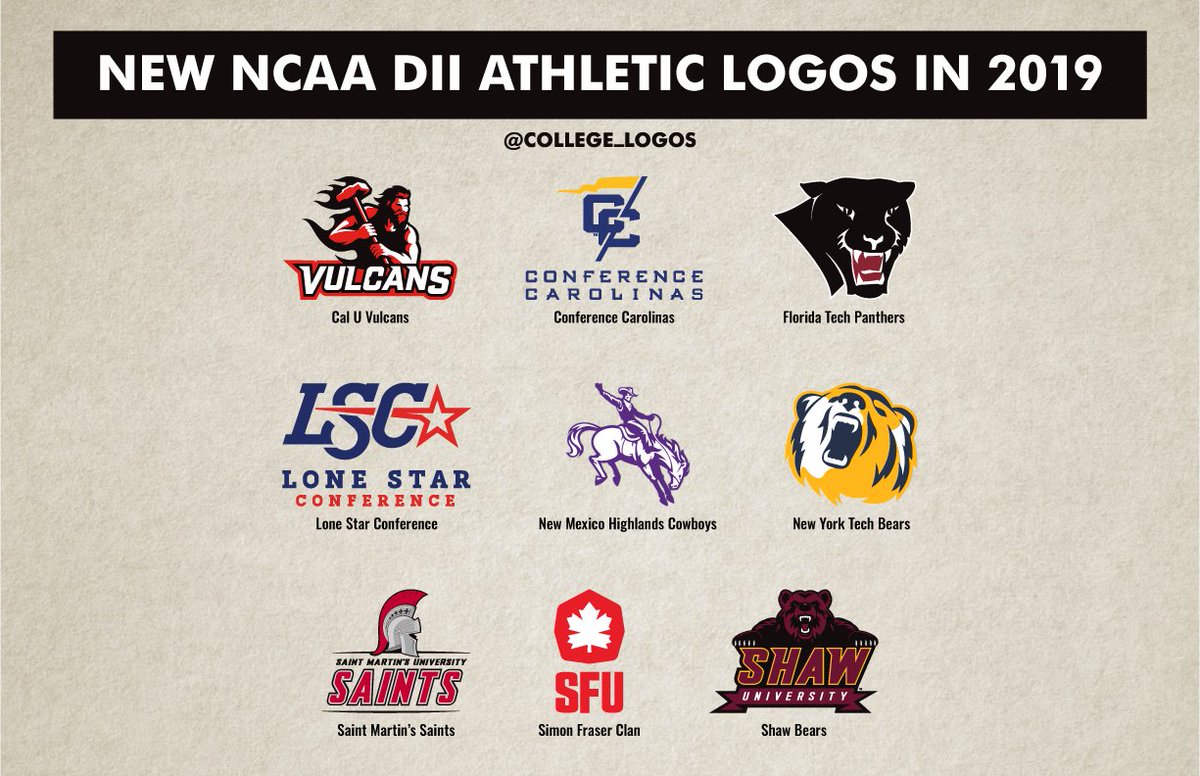 Division 2 College Logos