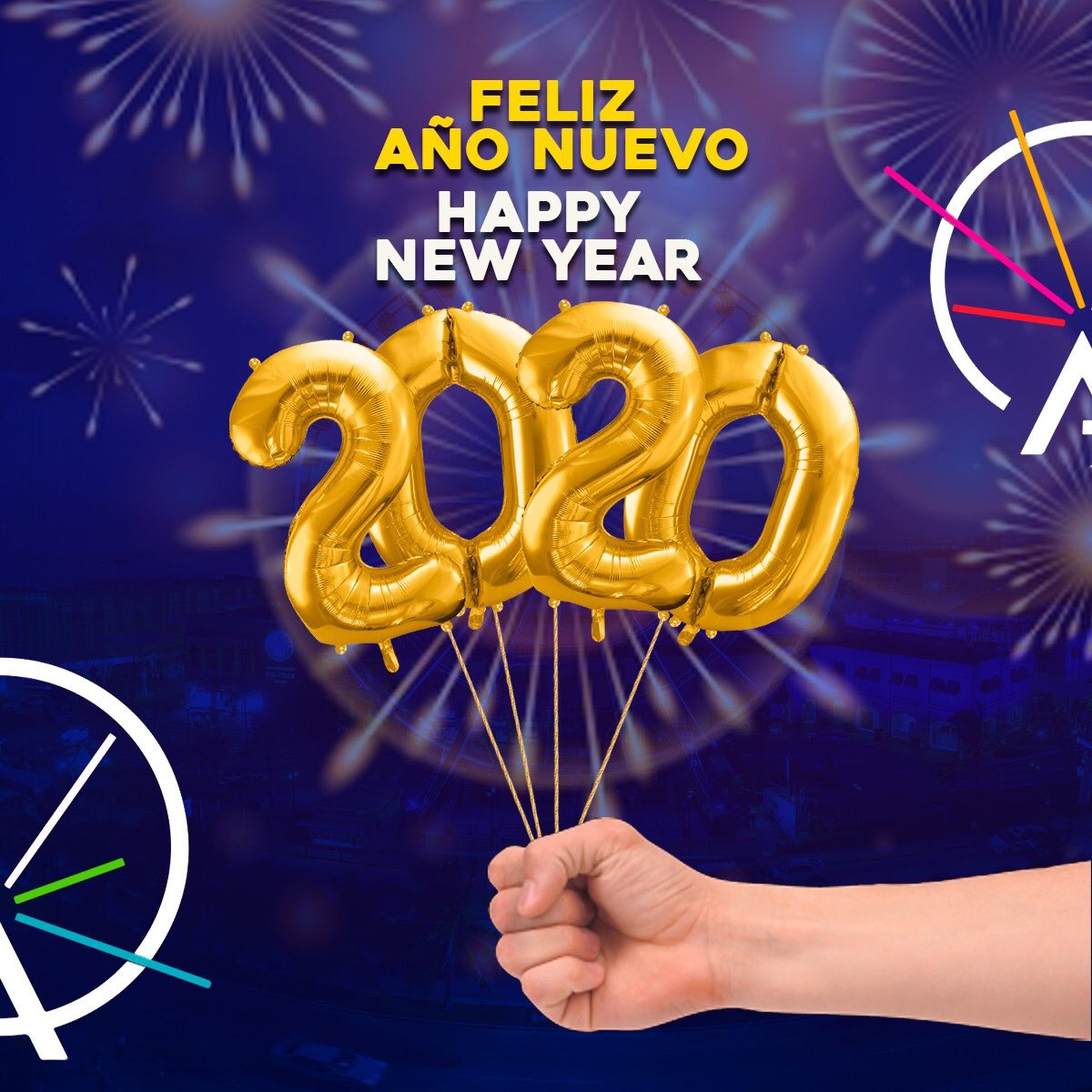 La Gran Rueda Cancun on Twitter: "¡Welcome 2020! Happy New Year 🌠 ...